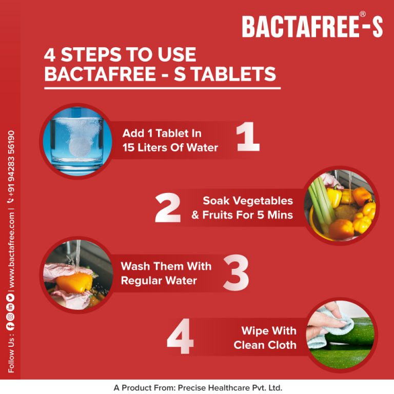 Sanitizing & Disinfecanct Tablets For Fresh Fruits & Vegetables ...
