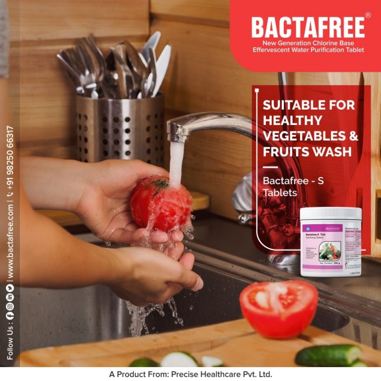 Bactafree - S Chlorinated Sanitizing Tablets For Fruits & Vegetables