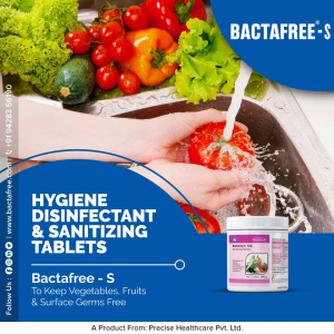 Bactafree - S Chlorinated Sanitizing Tablets For Fruits & Vegetables